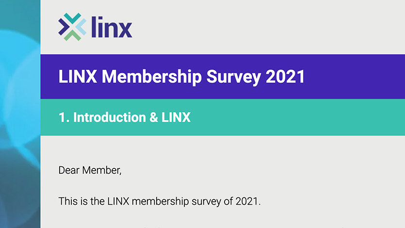LINX 2021 Membership Survey - LINX