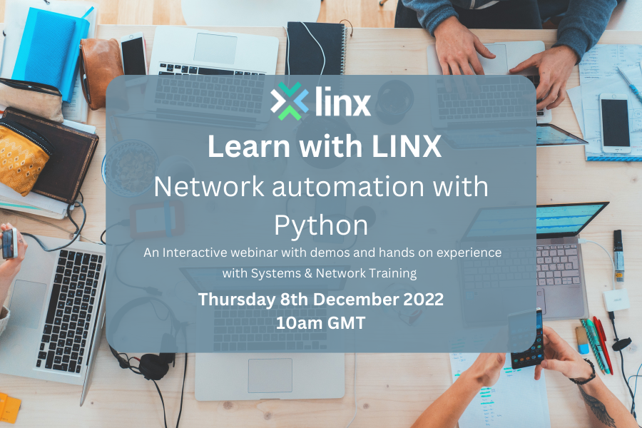 Learn with LINX:Network automation with Python - LINX Learn with LINX:Network automation with Python - LINX