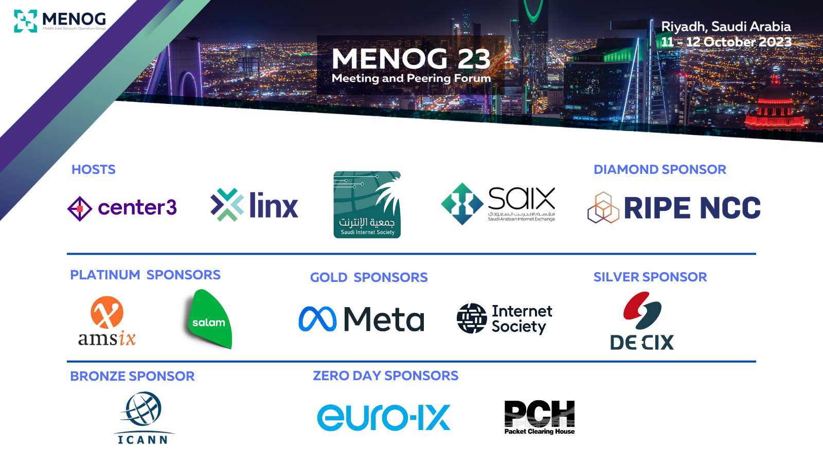 LINX Proud to Co-Host MENOG in Riyadh - LINX